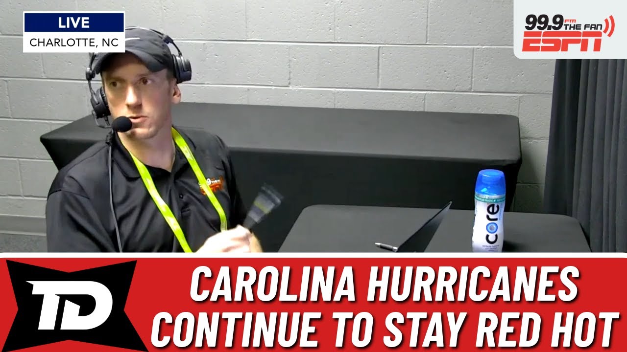 Carolina Hurricanes win fifth straight with 4-1 victory over Lightning ...