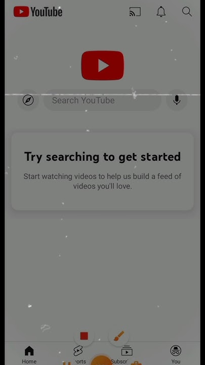 try searching to get started youtube problem | youtube par try searching to get started problem ...