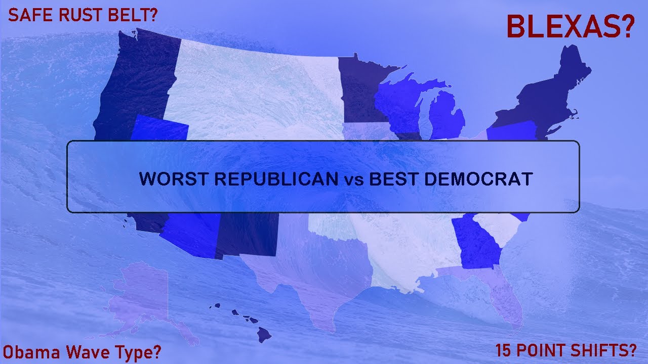 BEST Democrat Ticket vs WORST Republican Ticket| Does TEXAS go BLUE ...
