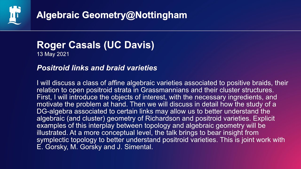 Roger Casals (UC Davis) - YouTube