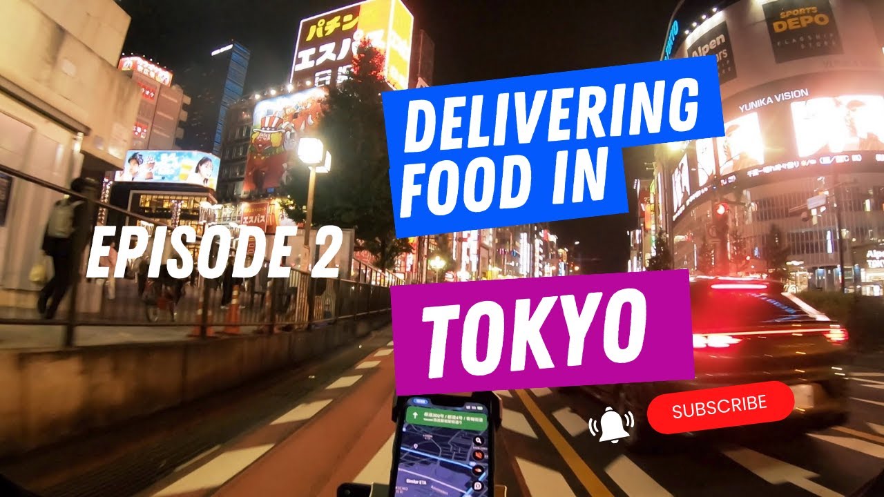 TOKYO Friday Night Uber Eats Delivery. Oct.20,2023 - YouTube
