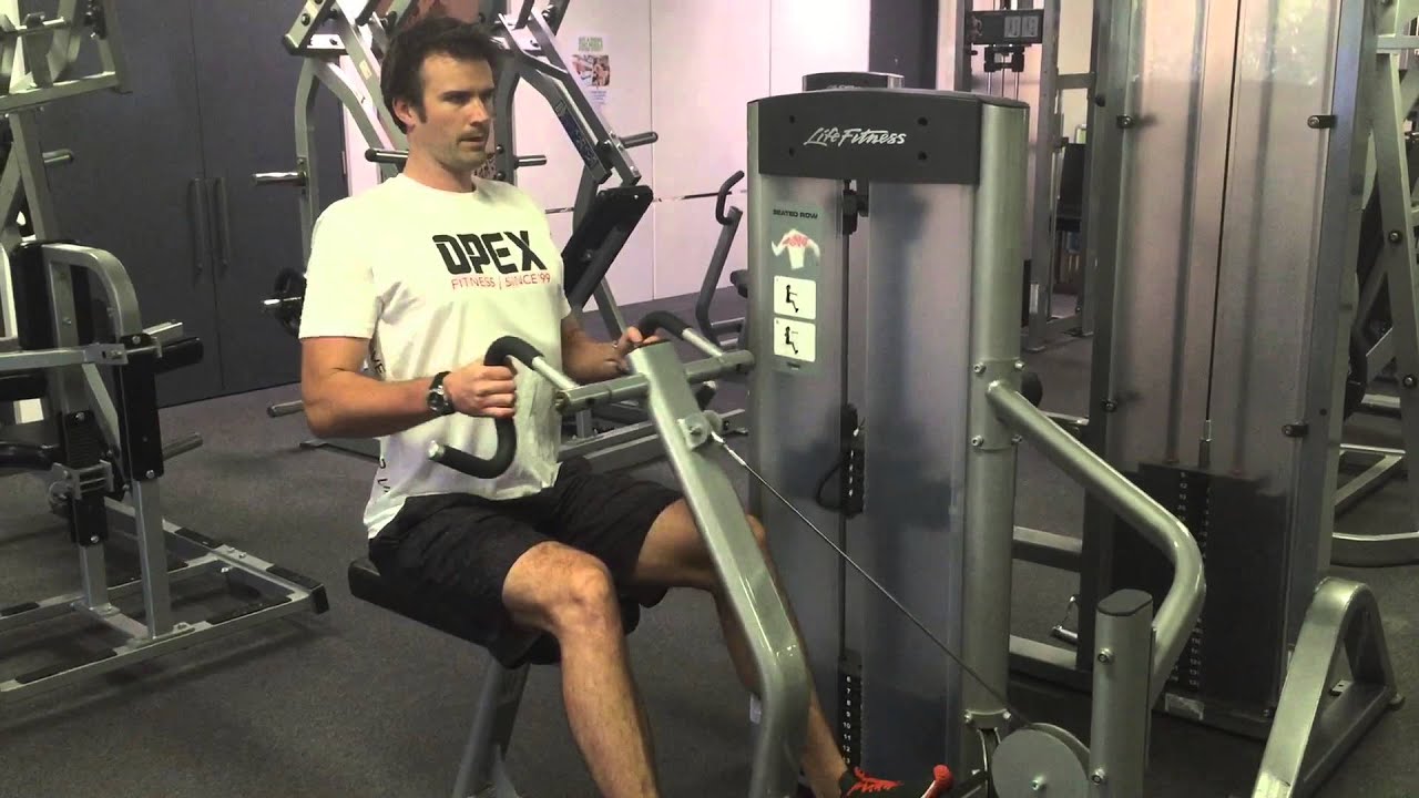 Pin Loaded Seated Row - YouTube