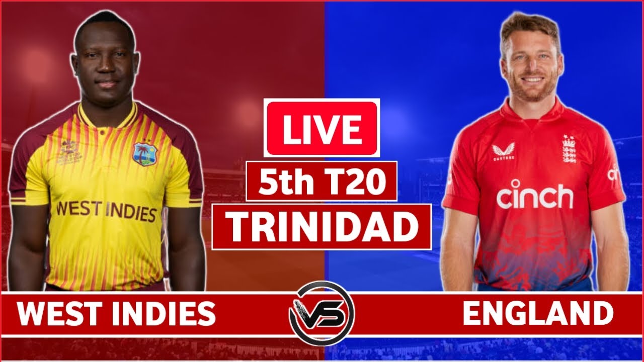 West Indies v England 5th T20 Live Scores | WI vs ENG 5th T20 Live ...