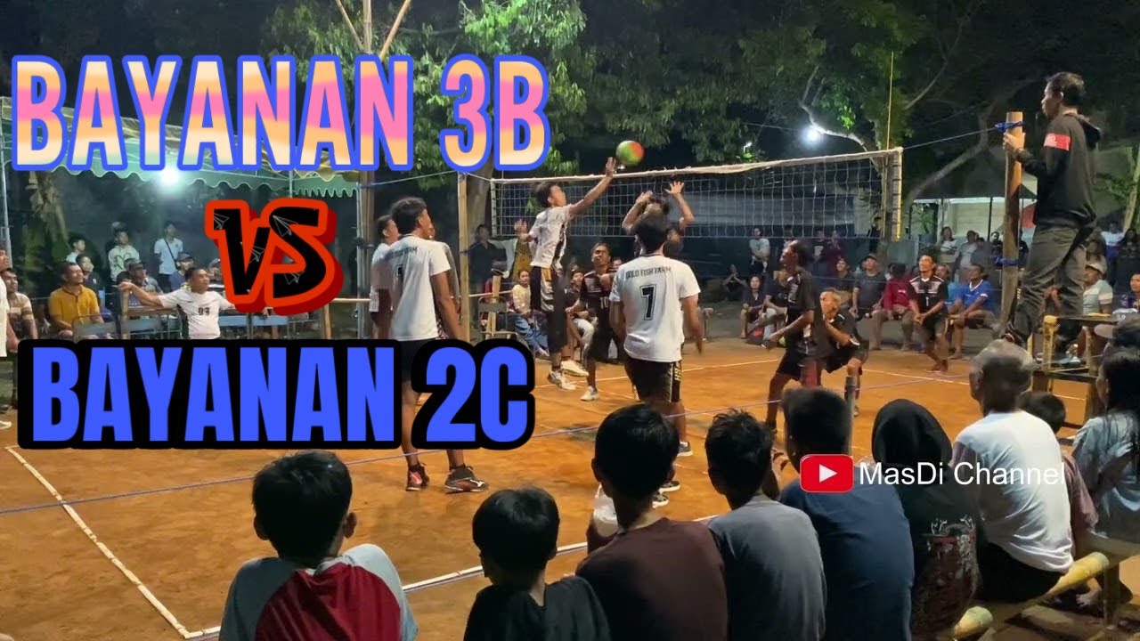 H-11 BOLA VOLLI PLASTIC BAYANAN 3B vs BAYANAN 2C - YouTube