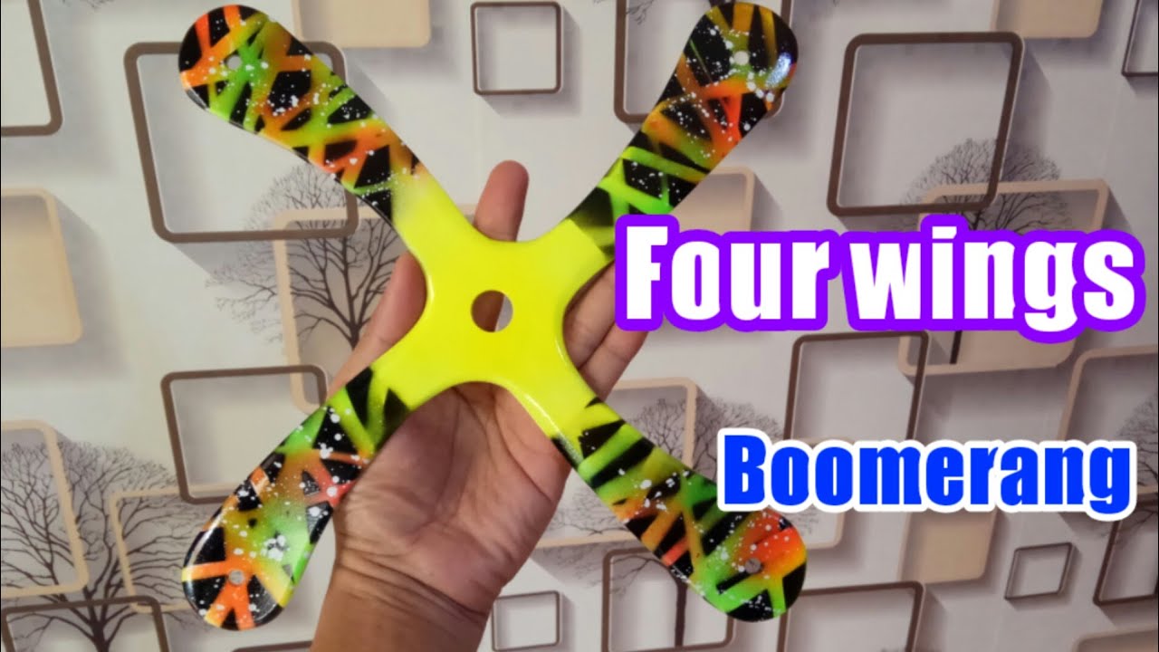 Four wings boomerang - YouTube