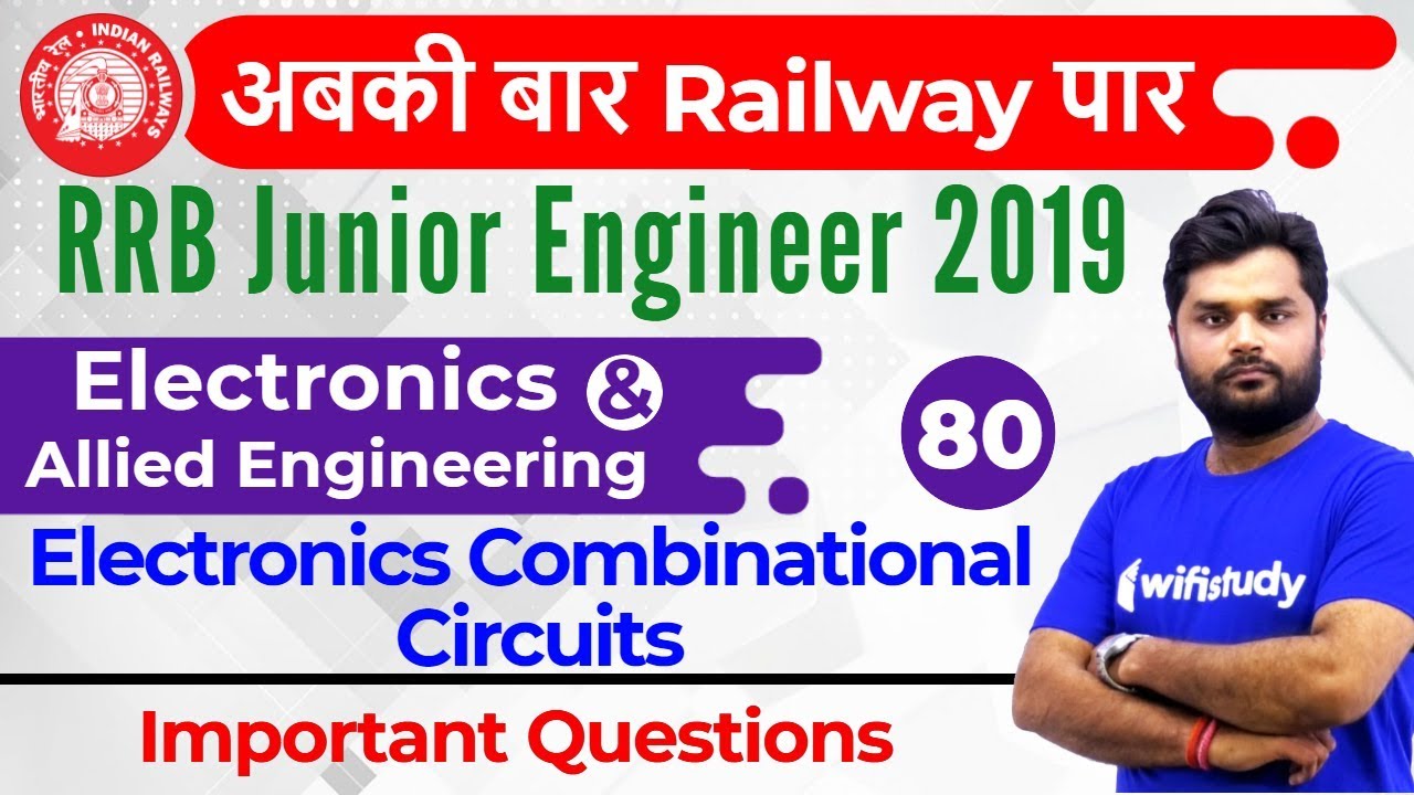 9:00 PM - RRB JE 2019 (CBT-2) | Electronics Engg by Ratnesh Sir ...