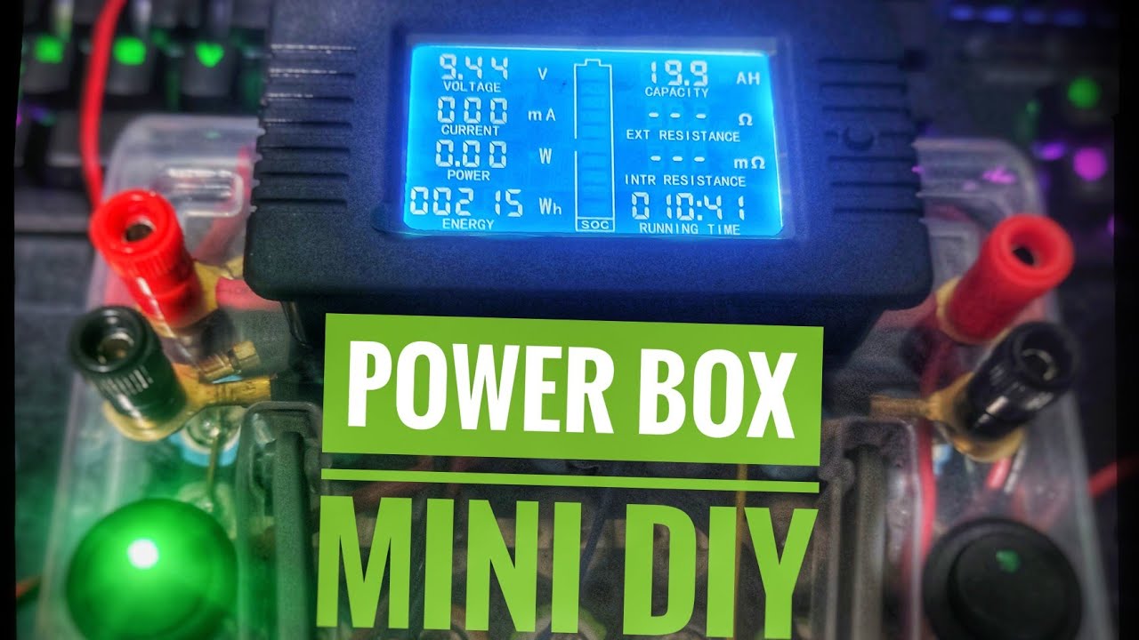 Powerbox Mini DIY 12V 18Ah 18650 - YouTube