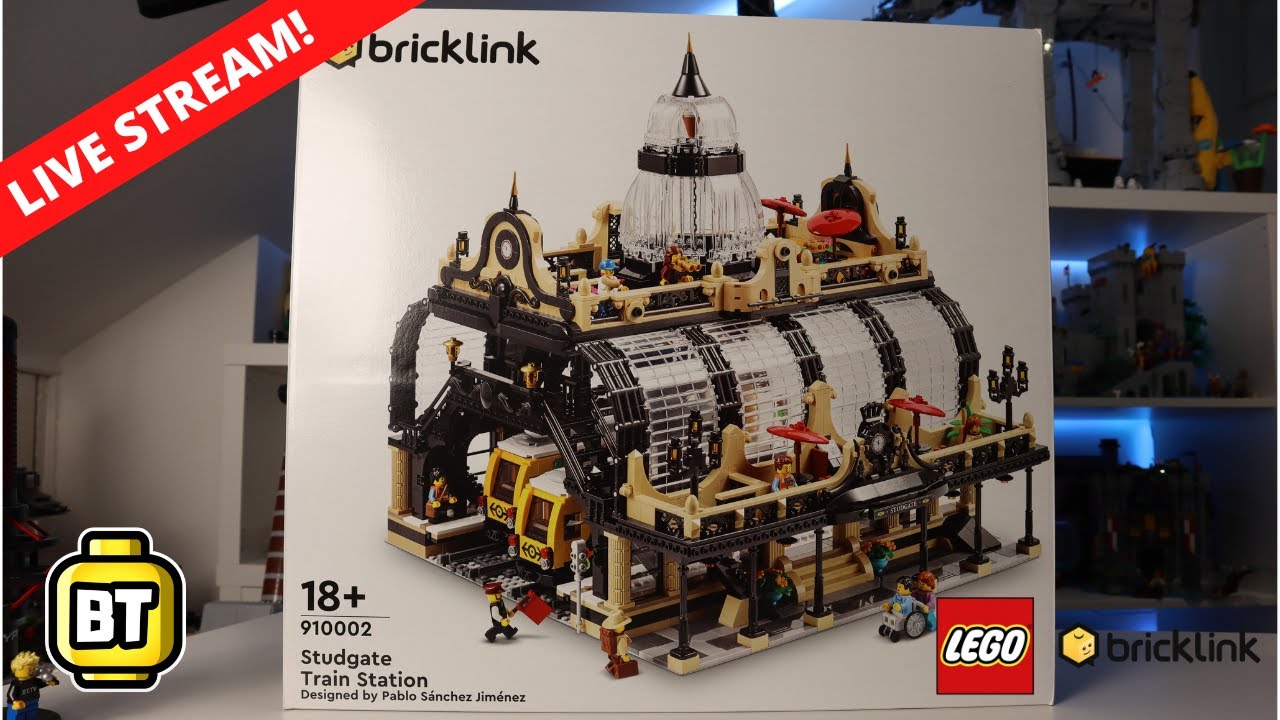 Bricklink Designer Program - Studgate Train Station build LIVE! Part 2 ...