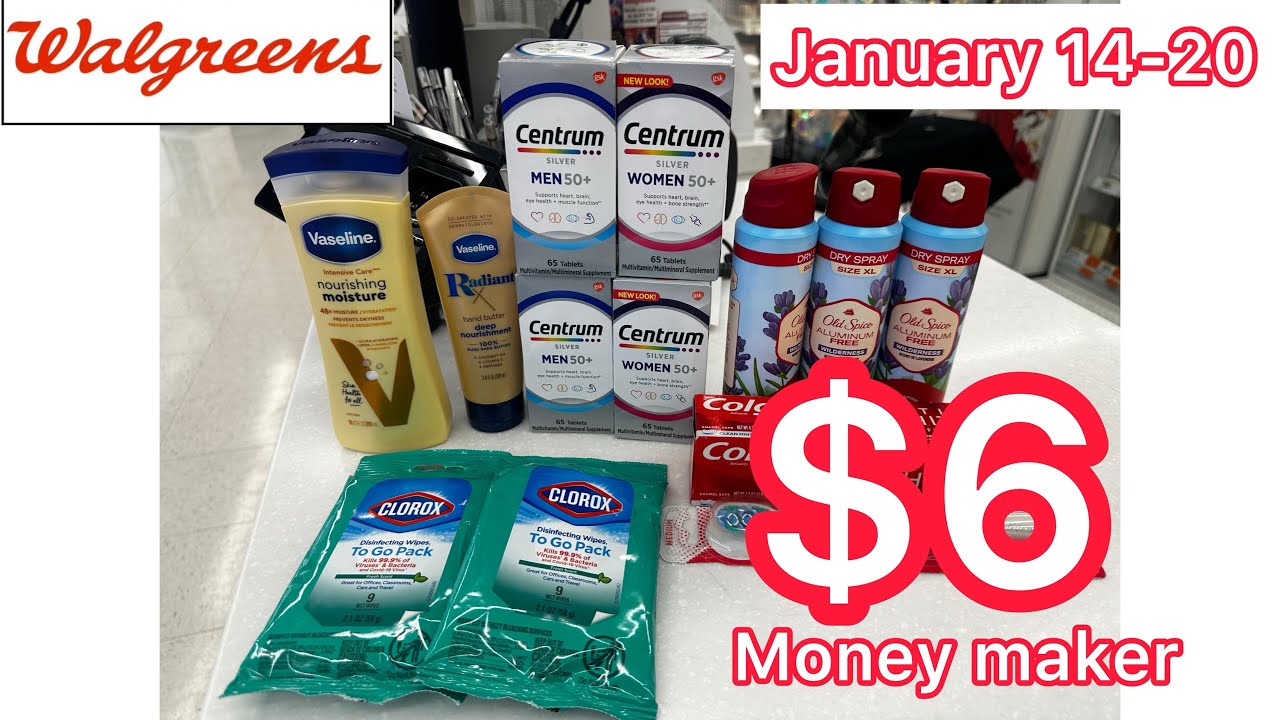 Walgreens Couponing January 14-20|| Money maker Centrum vitamins ...