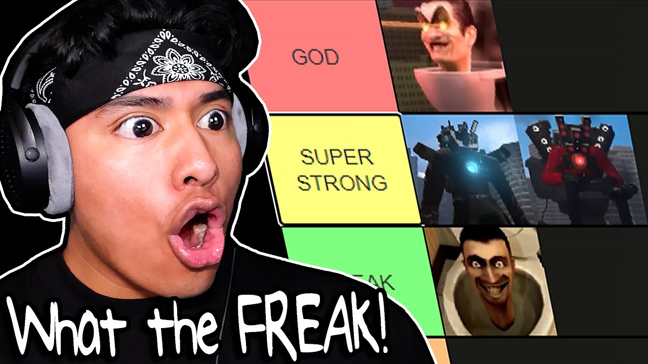 THE SKIBIDI TOILET TIER LIST?!! - YouTube