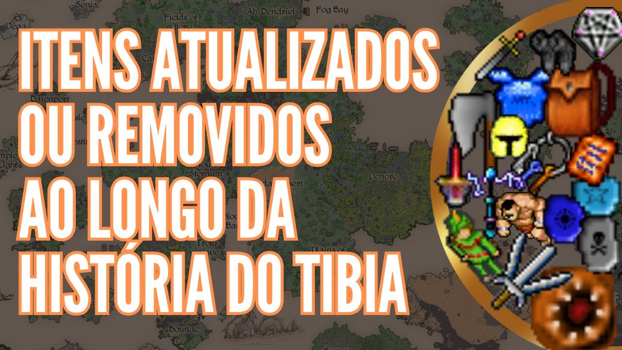 TIBIA NOSTALGIA - ITENS ATUALIZADOS OU REMOVIDOS AO LONGO DA HISTÓRIA ...