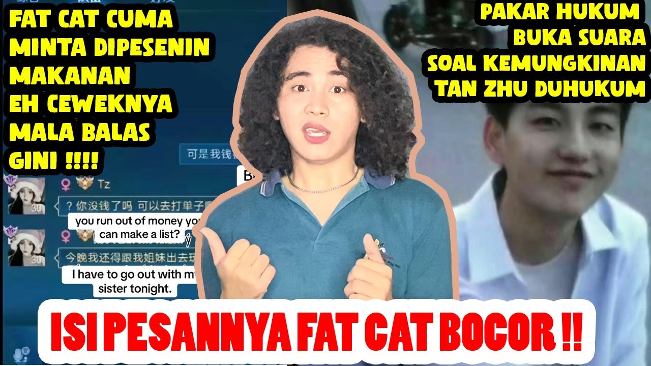 Isi Pesan Fat Cat Pang Mao dan Tan Zhu Bocor, Pakar Hukum Bicara Soal ...