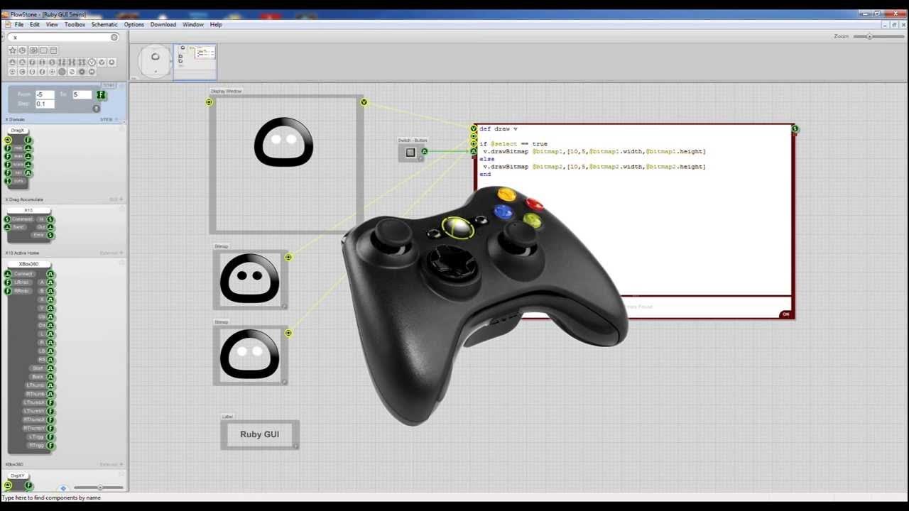 Build a Ruby GUI in 5 mins using FlowStone - Part 2 Xbox Games ...