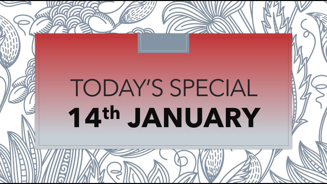 14th january history of today - YouTube