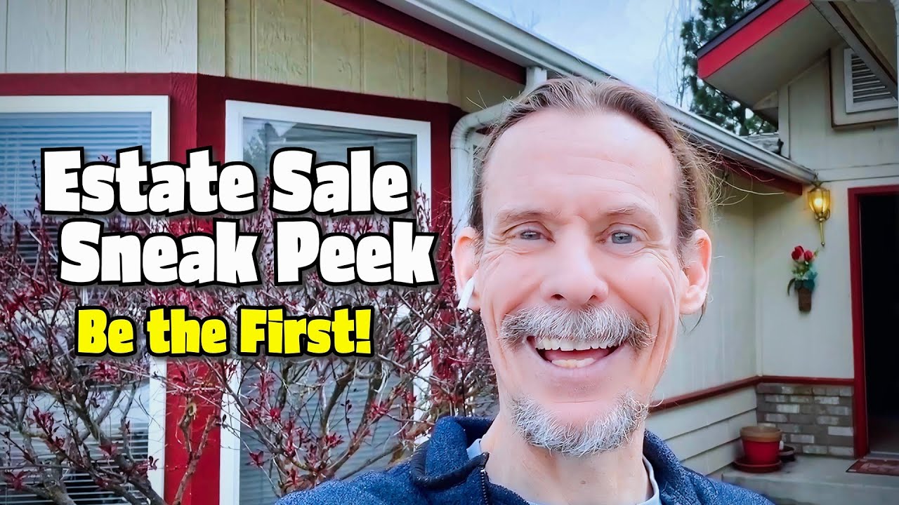Exclusive Look Inside a Great Antique & Vintage Estate Sale! - YouTube