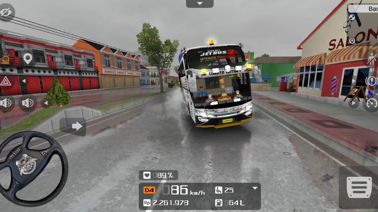 Bus Oleng Basuri Rosalia Indah ke Gilimanuk || Bus simulator Indonesia ...