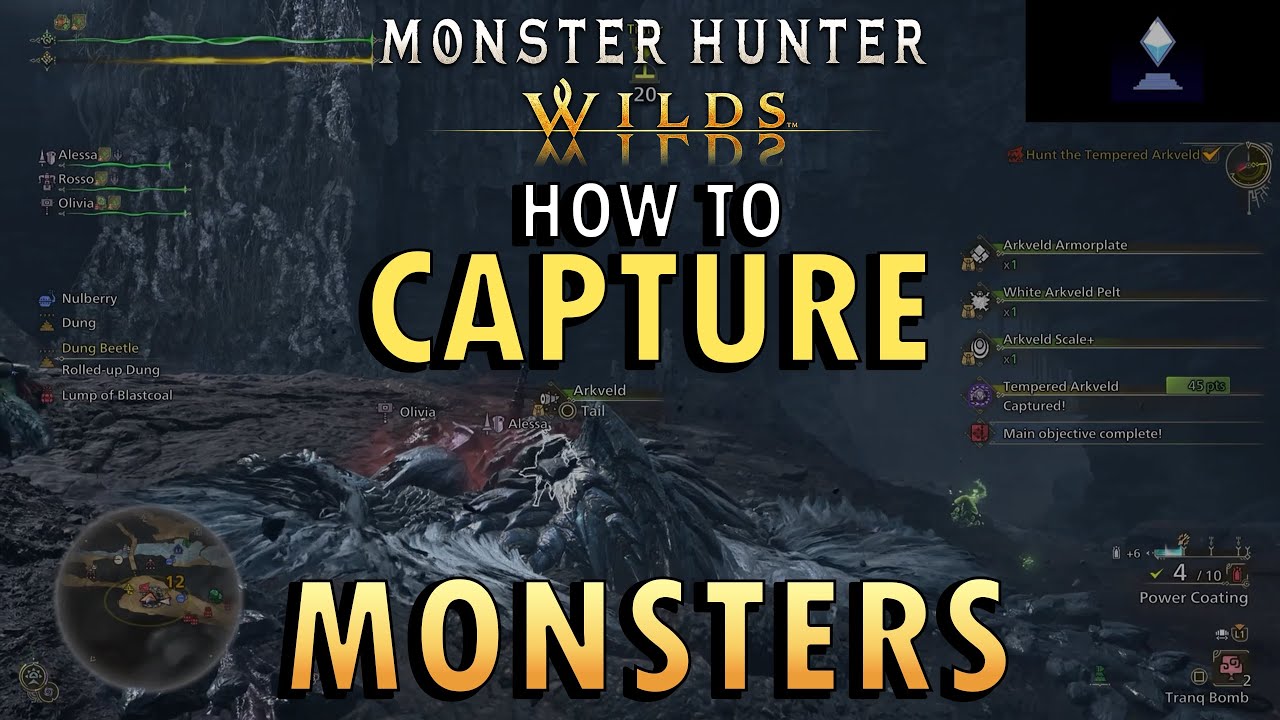 Monster Hunter Wilds - How to Capture Monsters | Capture Pro Trophy ...