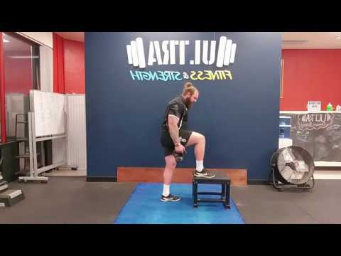 Weighted Step Ups - YouTube