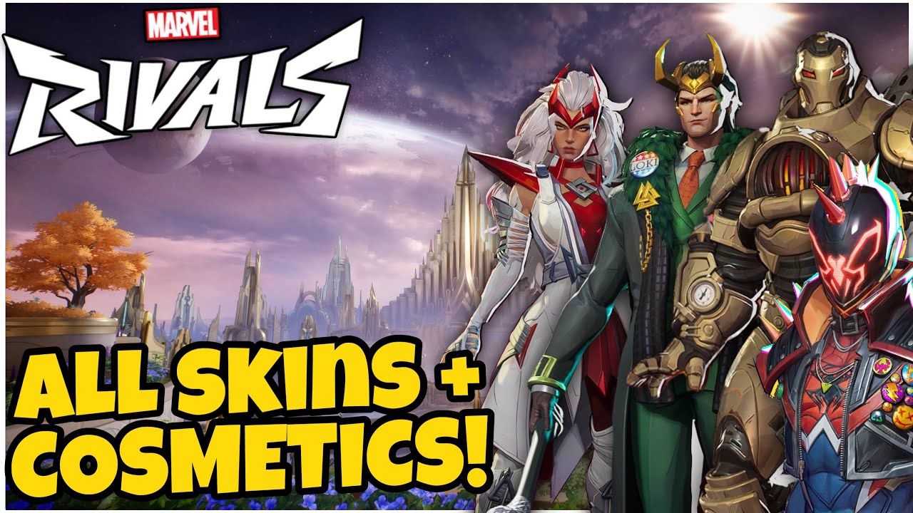 Every Skin And Cosmetic In Marvel Rivals - YouTube
