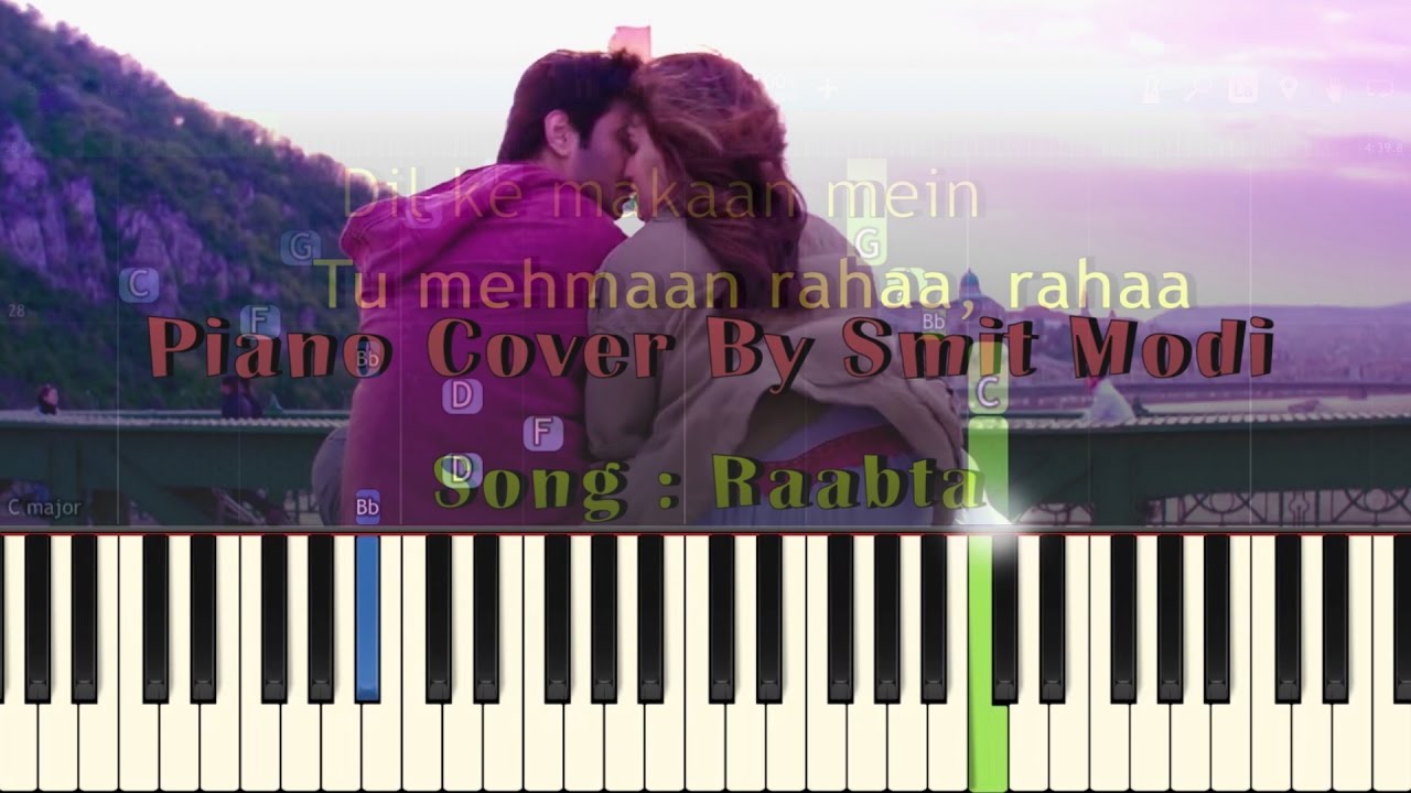 Raabta Title Song Piano Cover / Tutorial By Smit Modi | Raabta | Arijit ...