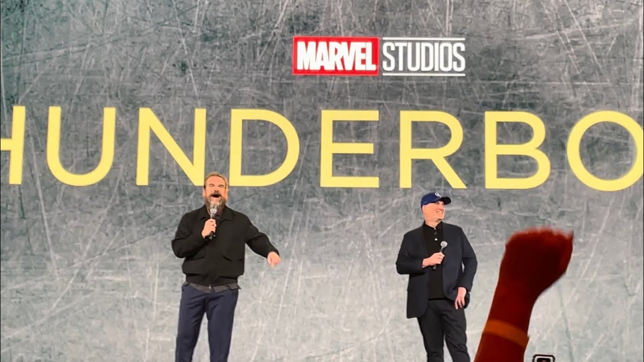 David Harbour in Brazil at Disney’s D23 promoting Thunderbolts with ...