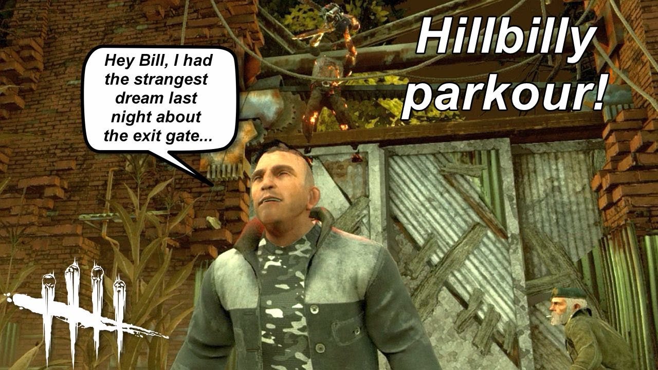 Dead By Daylight| Hillbilly parkours out of the map! - YouTube