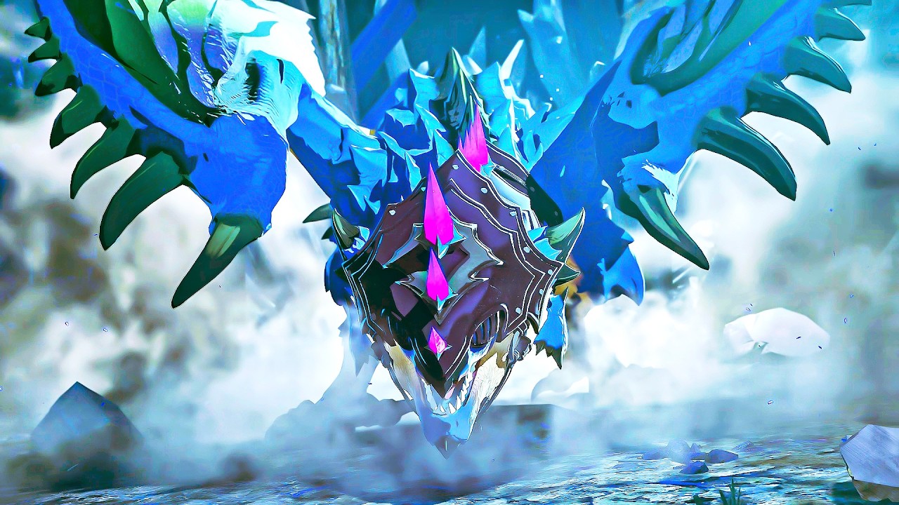 Monster Hunter Stories 3 Twisted Reflection - Bound Azure Rathalos Boss ...