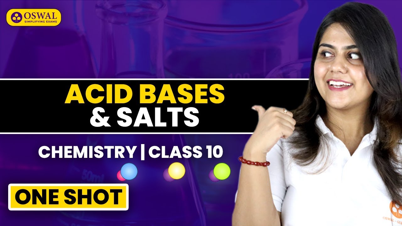 Acids Bases and Salts Class 10 Chemistry Chapter 2 One Shot (Full ...