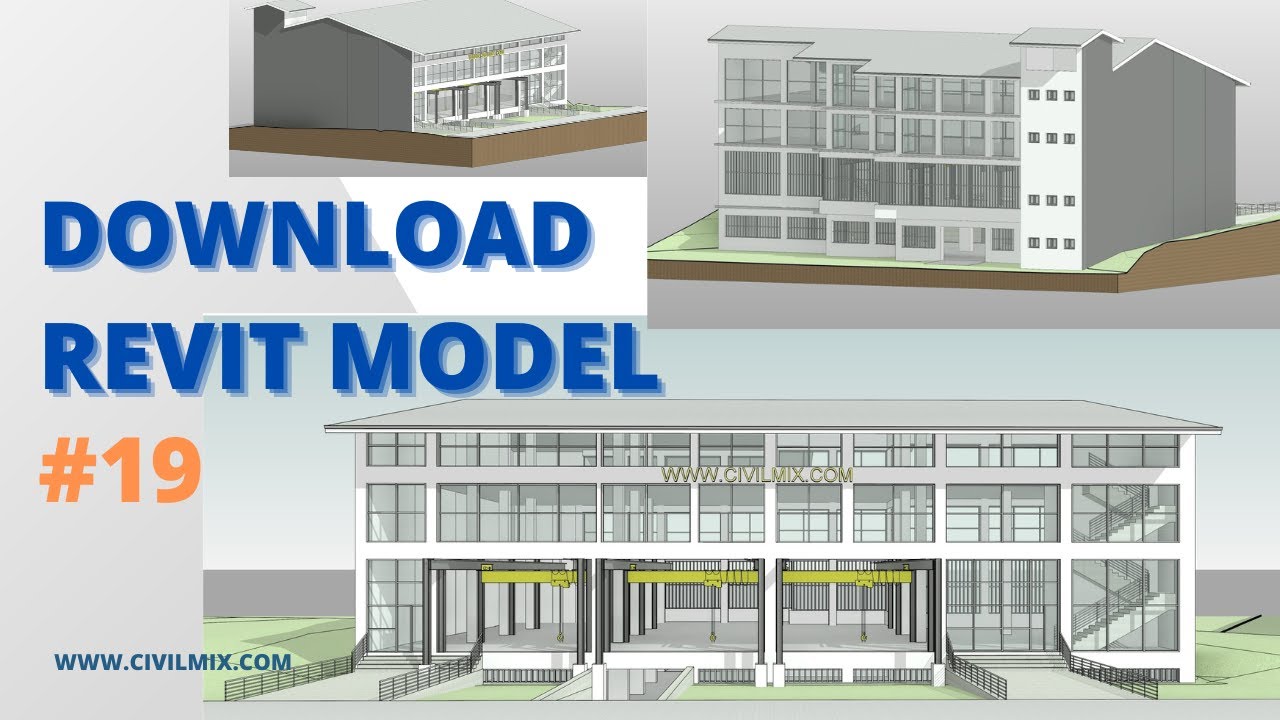 Download Revit Design #19 of a Warehouse - High-Quality Model - YouTube