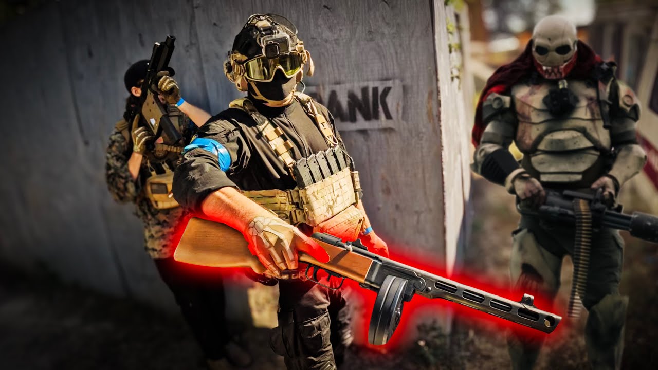 Juggernauts RETURN to cause CHAOS at ACS Airsoft night games! - YouTube