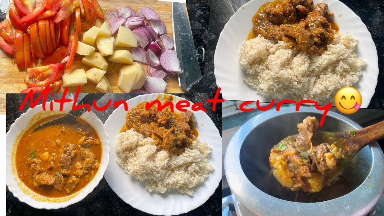 Mithun meat curry🤤// simple but delicious 😋 - YouTube