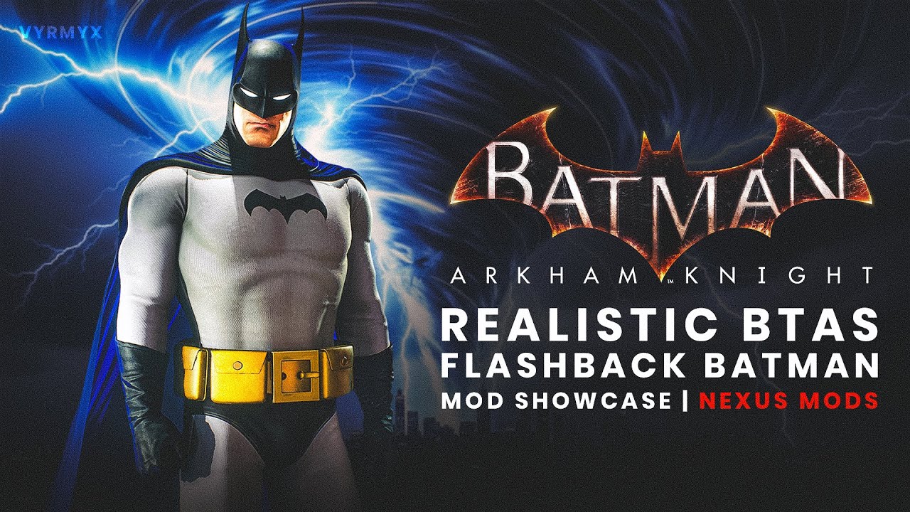 Realistic BTAS Flashback Batman Suit Mod in Batman Arkham Knight - YouTube