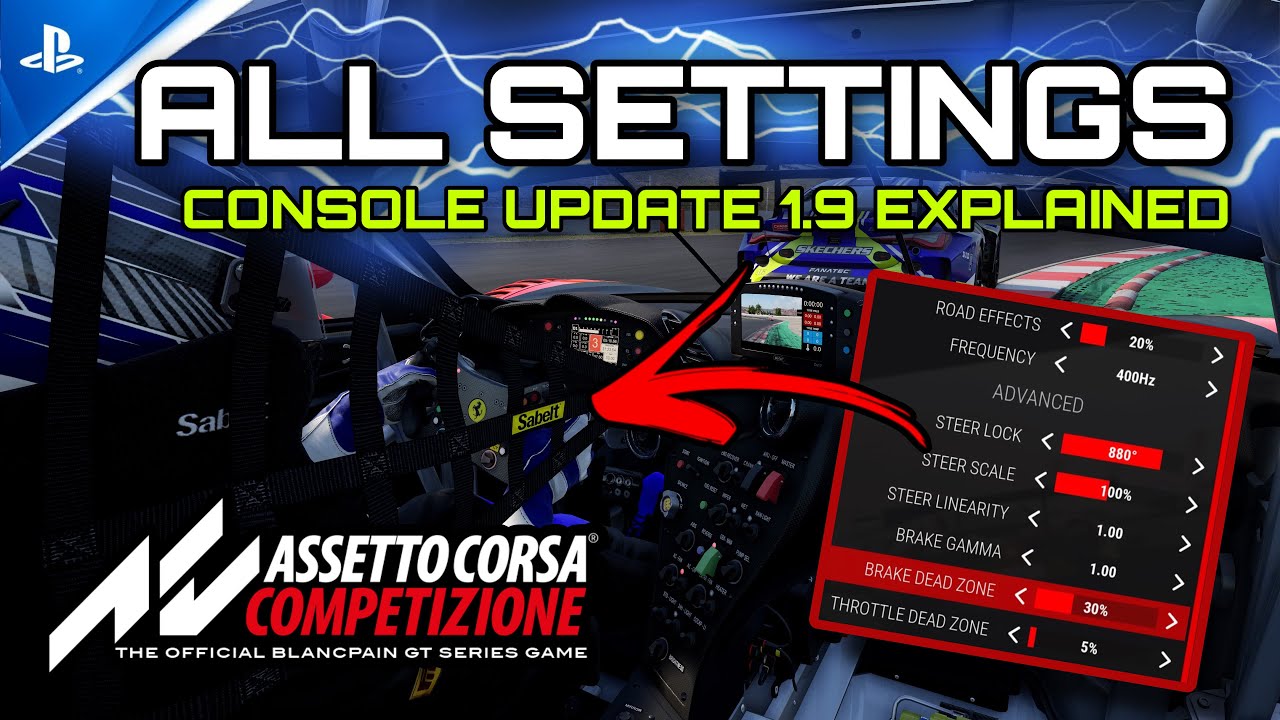 ULTIMATE Getting Started Guide Assetto Corsa Competizione PS5 Update 1. ...