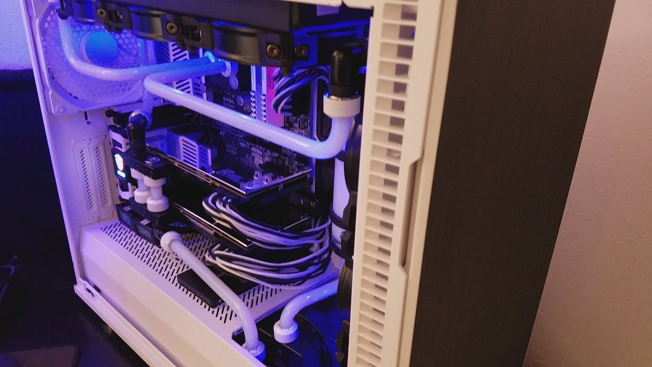Define R6 Custom Loop Gaming PC Update October 2018 - YouTube
