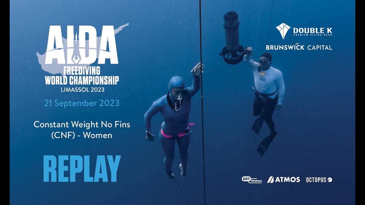 AIDA Depth World Championship Limassol 2023 - Constant Weight No Fins ...
