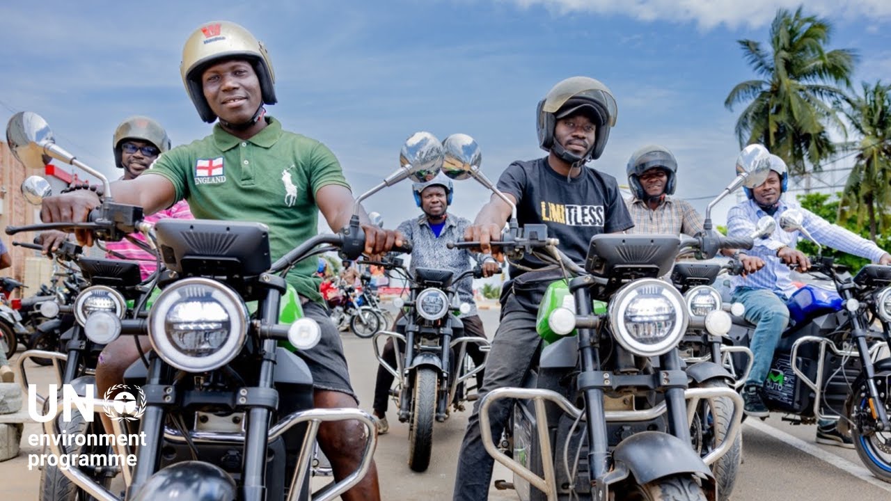 How Togo’s moto-taxis are leading a green transport revolution - YouTube
