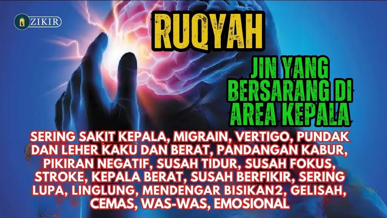 RUQYAH Untuk Sakit Kepala dan Seluruh Bagian Badan Paling Ampuh - YouTube