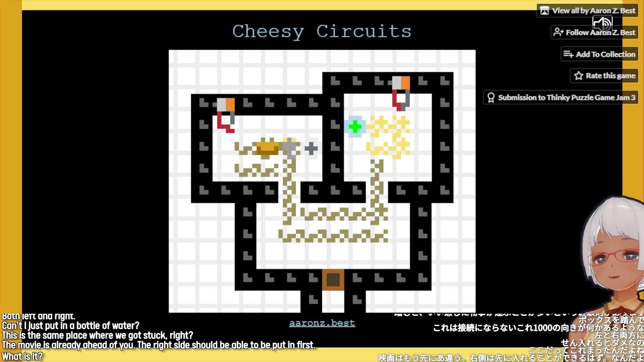 Thinky Puzzle Game Jam 3 #2 Cheesy Circuits - YouTube