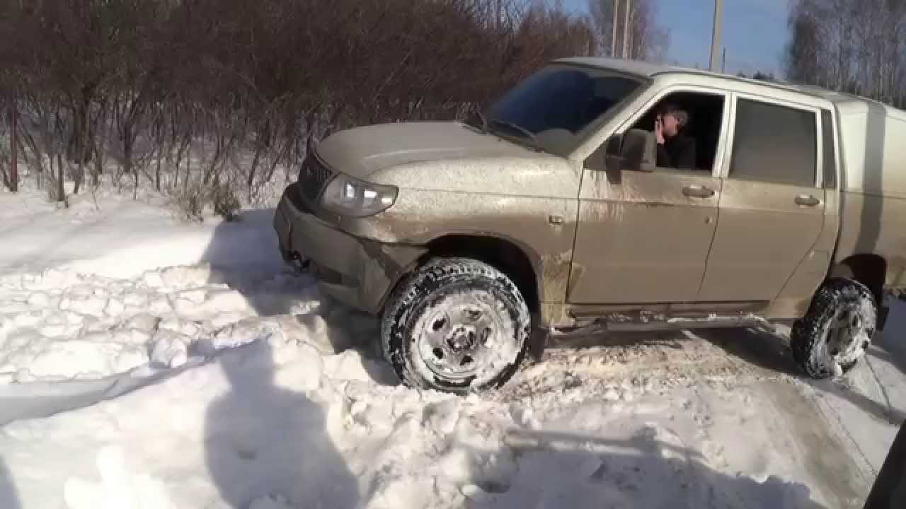 На дачу.Уаз Патриот. - YouTube