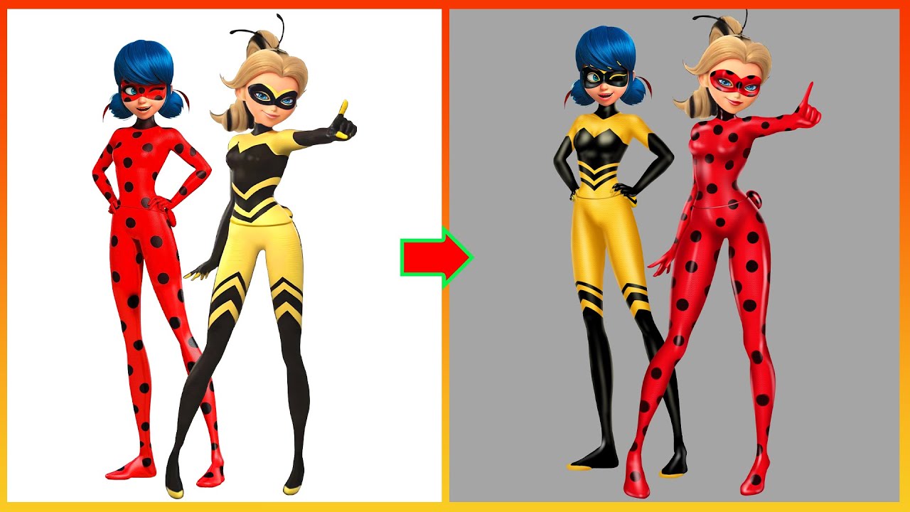 Miraculous: Clothes Of Ladybug, Queen Bee Switch Up - Miraculous 🐞New ...