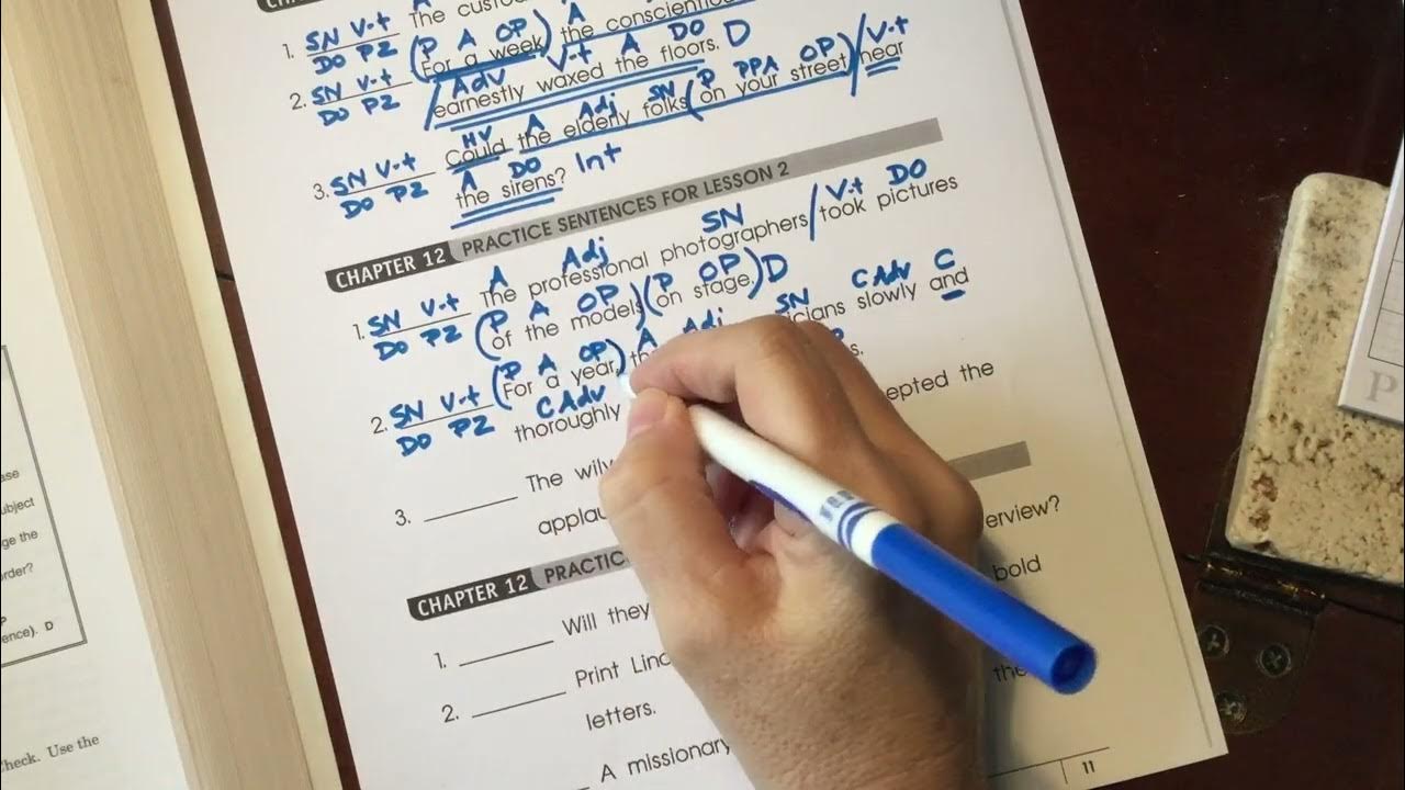 Shurley Chapter 12 Lesson 2 Sentences - YouTube