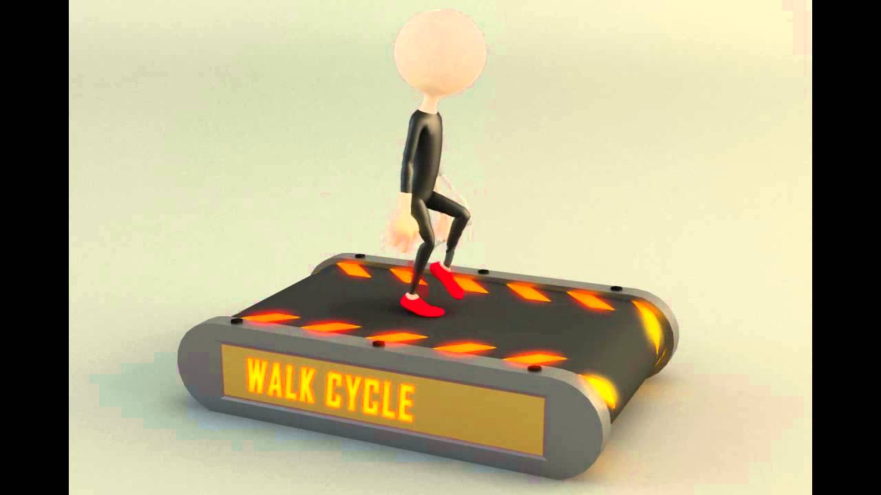 Walk Cycle Animation (3Ds Max) - YouTube