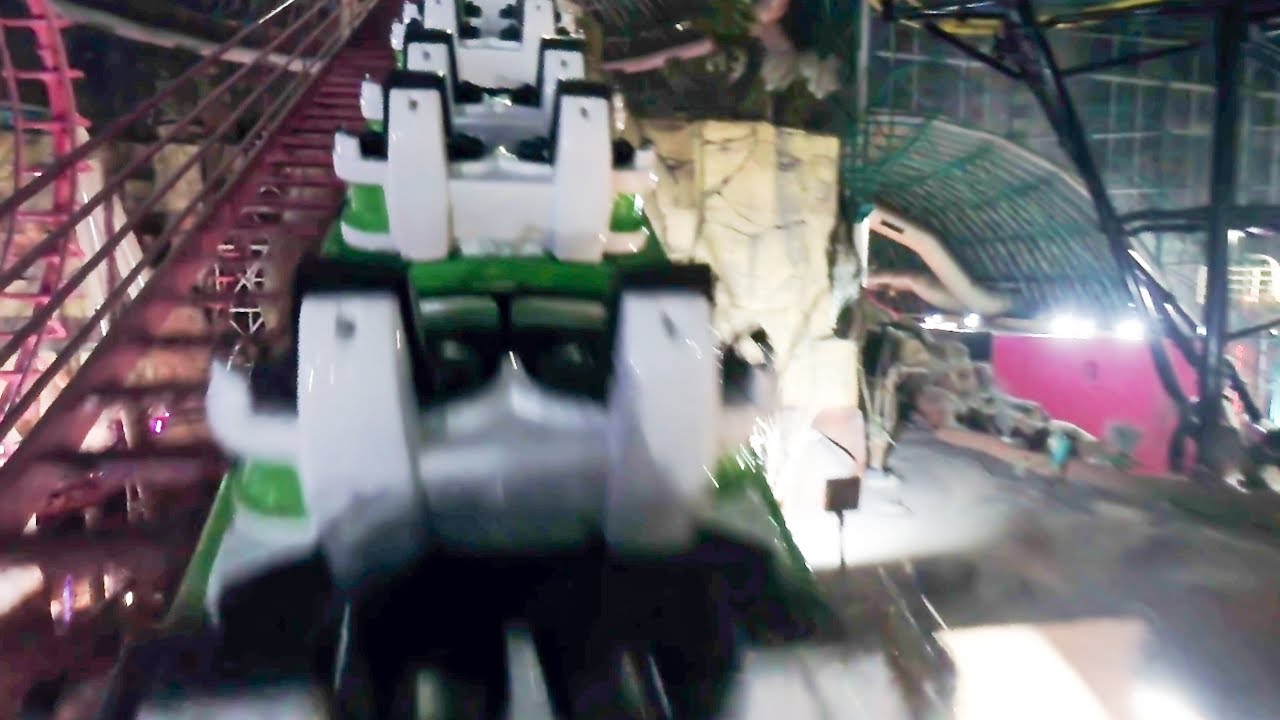 FPV DRONE - Las Vegas Adventuredome - Canyon Blaster Roller Coaster ...