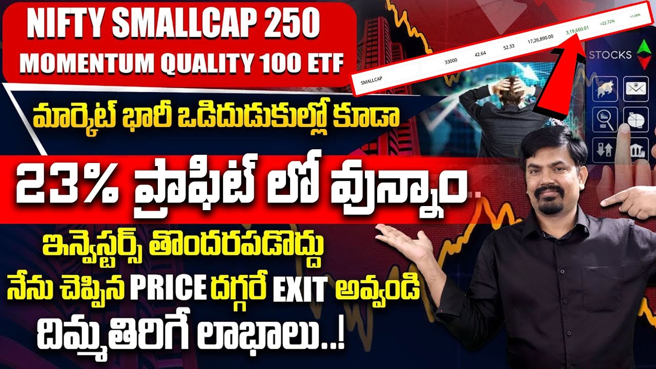 Sundara Rami Reddy - Nifty Smallcap250 Momentum Quality 100 ETF 23% PROFIT Booked #mutualfunds # ...