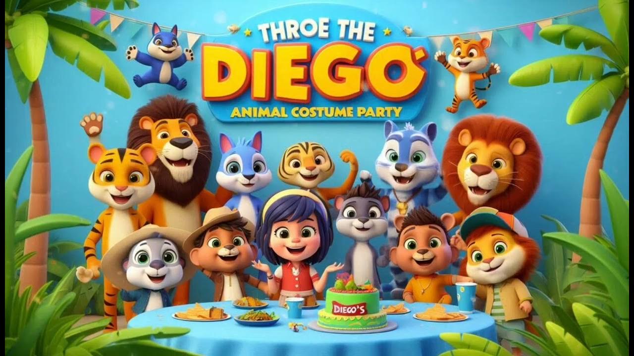 Diego’s Animal Costume Party 2 🎉🐾 | Fun Adventure for Kids! Nursery ...