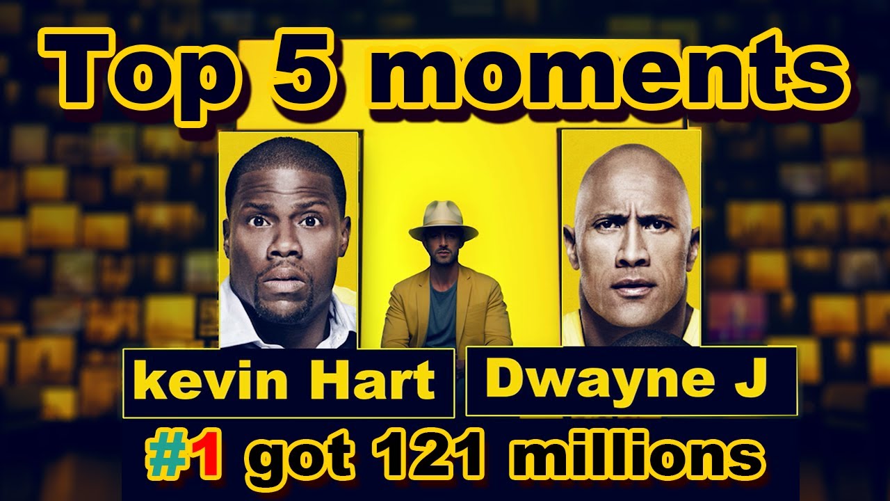 Top 5 Epic Moments Kevin hart & Dwayne Johnson - YouTube
