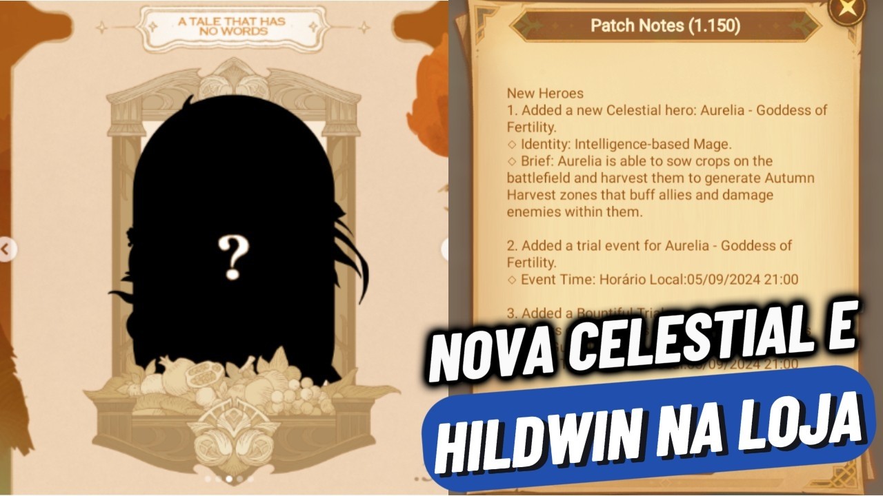 NOVA CELESTIAL, HILDWIN NA LOJA EVENTOS DE OUTONO NO AFK ARENA - YouTube