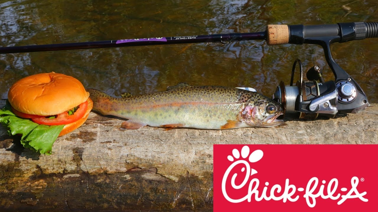 Catch n' Cook Chick-fil-A Trout Sandwich (Trout-fil-A?) - YouTube