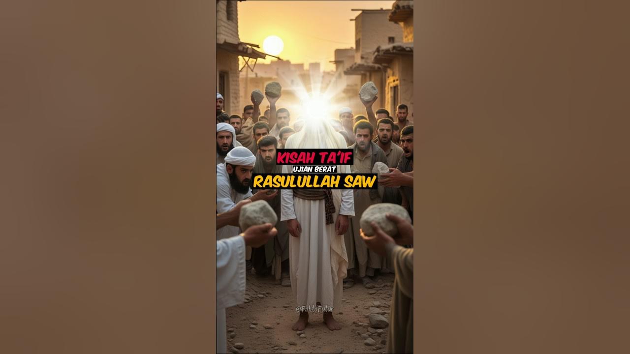 Kesabaran Rasulullah SAW: Kisah Ta'if yang Menginspirasi #shorts - YouTube