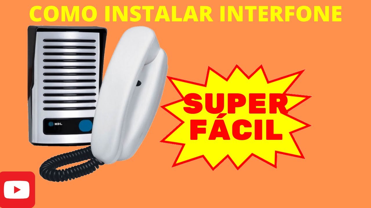 #APRENDA A MONTAR E INSTALAR INTERFONE# FAZER LIGAÇÃO DE INTERFONE ...